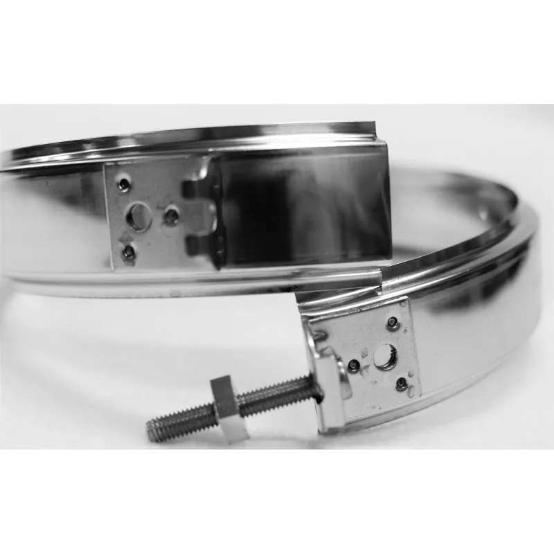 Bride de sécurité pour tubage de conduit concentrique de poêle à bois ...