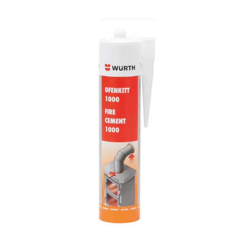 Mastic réfractaire durcissant pour appareils de chauffage, chaudières ...