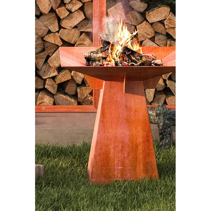 Brasero en acier corten Fuego VULX - Ersho