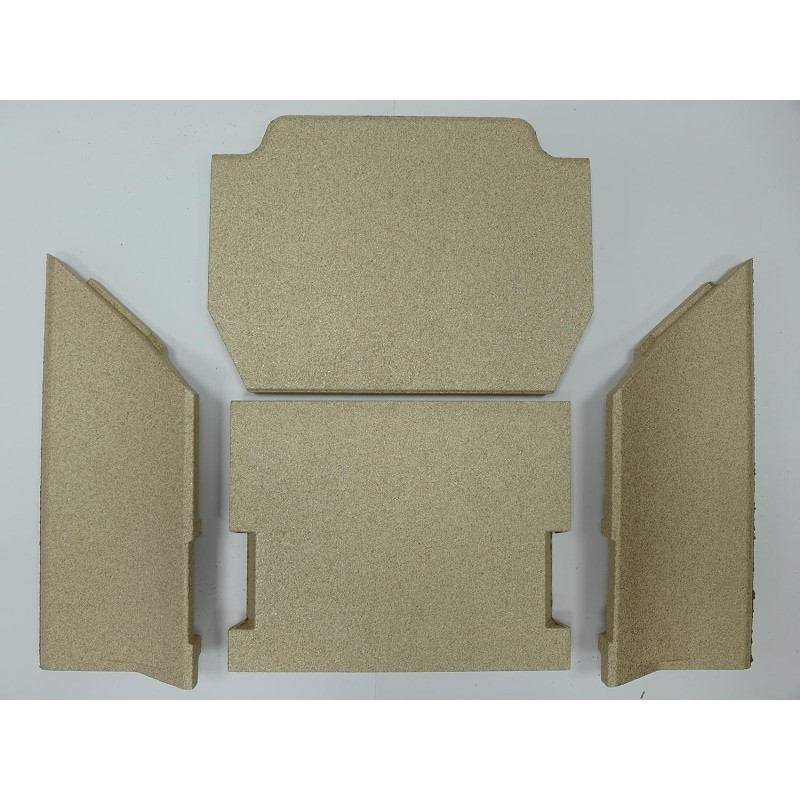 C500 vermiculite kit complet pour Poêle à bois Contura - Réf 391347